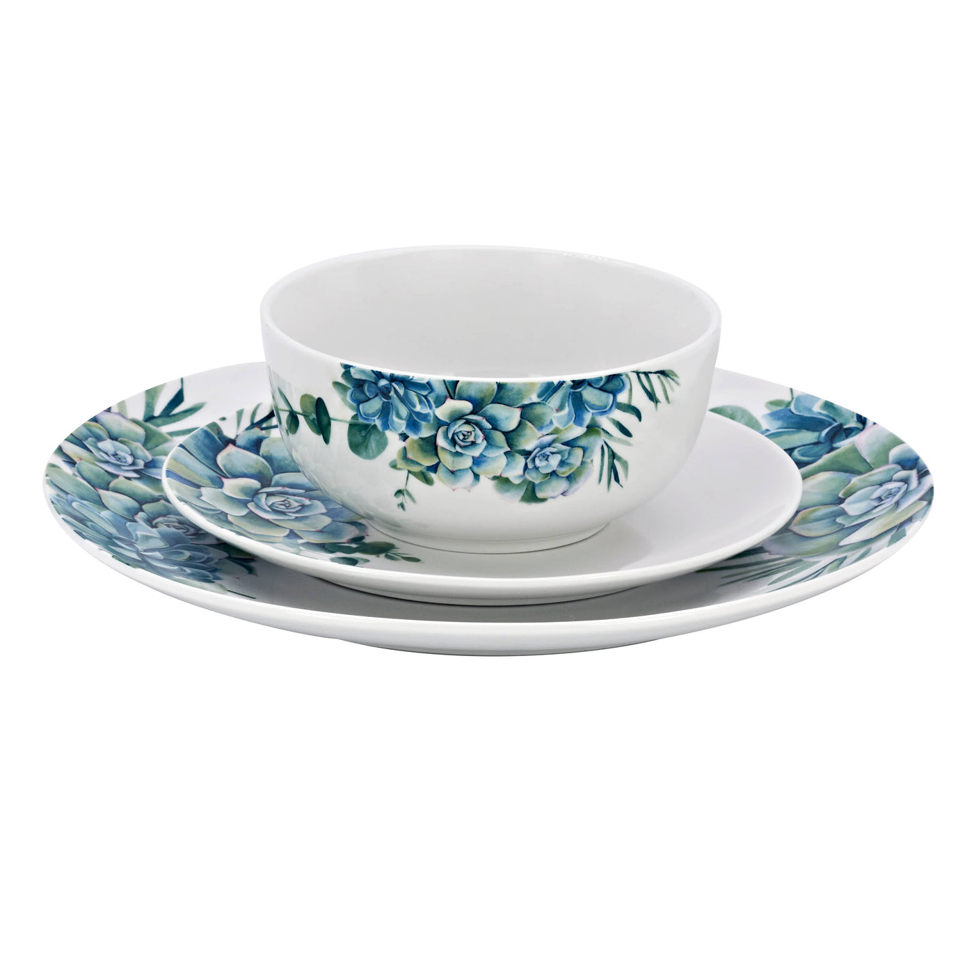 Godinger Succulent 12 Piece Set - Service for Four — La Belle Table