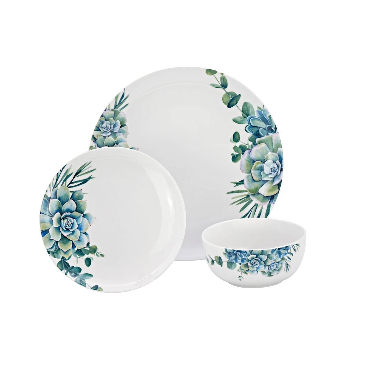 Godinger Succulent 12 Piece Set - Service for Four — La Belle Table