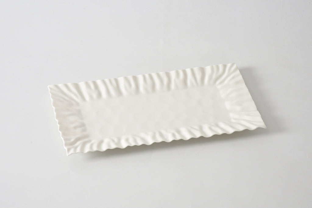 Pampa Bay Mascali Bianca Rectangular Tray — La Belle Table
